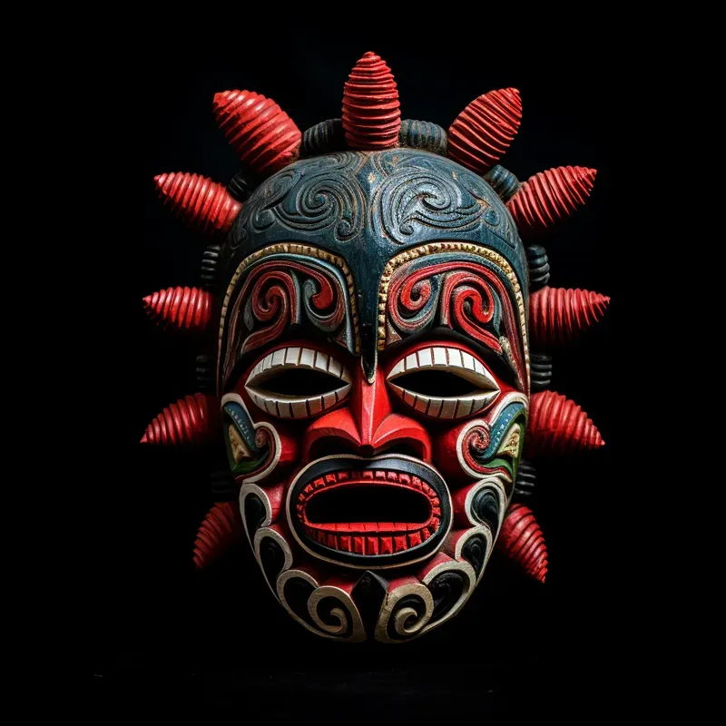 Yoruba Masks From Nigeria Midjourney Prompt | PromptBase