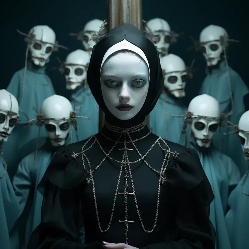 Surreal Images With Horror Dolls Midjourney Prompt | PromptBase
