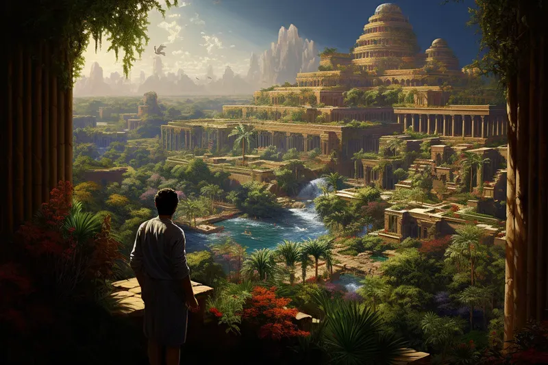 Daily Activities In Ancient Babylon Midjourney Prompt | PromptBase