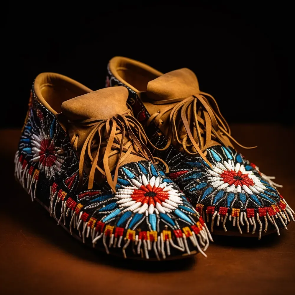 Traditional Porcupine Quillwork Sioux Midjourney Prompt | PromptBase