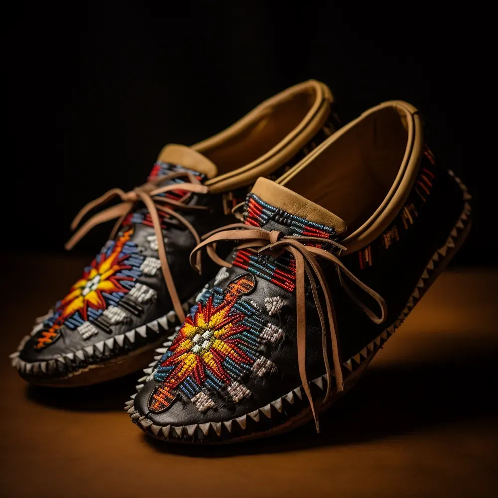 Traditional Porcupine Quillwork Sioux Midjourney Prompt | PromptBase