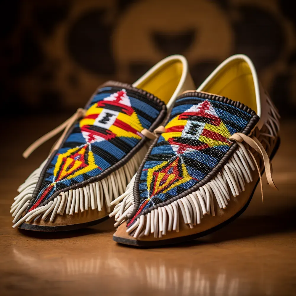 Traditional Porcupine Quillwork Sioux Midjourney Prompt | PromptBase