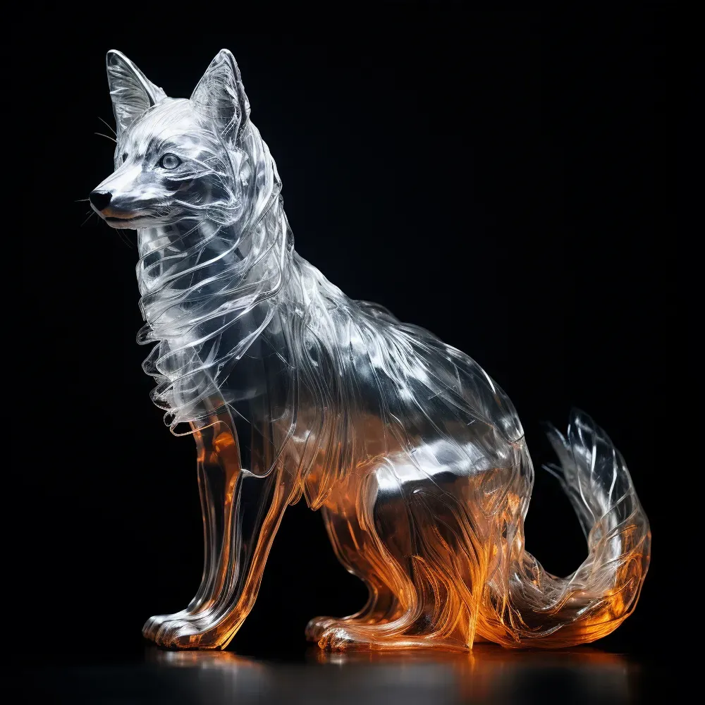 Aluminum Animal Sculptures Midjourney Prompt | PromptBase