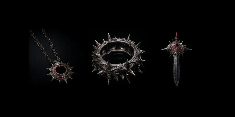 Lords Of The Rings Orc Jewelry Midjourney Prompt | PromptBase