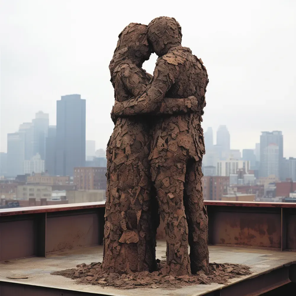 Minimalist Human Figure Sculptures Midjourney Prompt | PromptBase