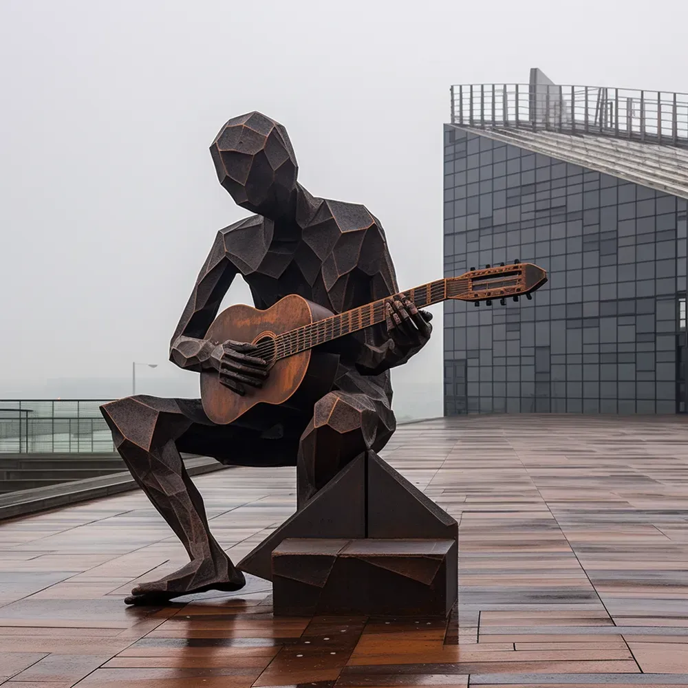 Minimalist Human Figure Sculptures Midjourney Prompt | PromptBase