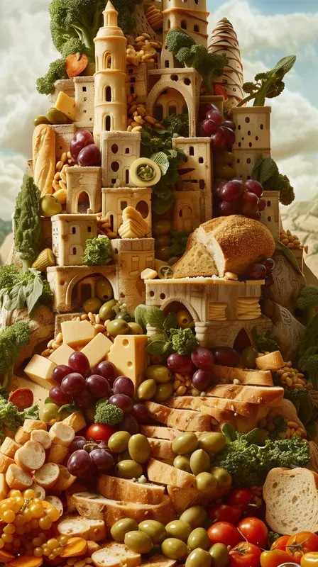 Foodscapes For Wallpapers Midjourney Prompt | PromptBase