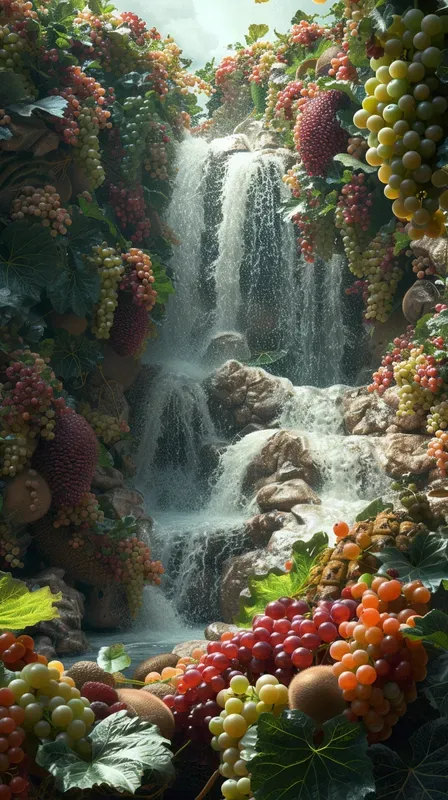 Foodscapes For Wallpapers Midjourney Prompt | PromptBase