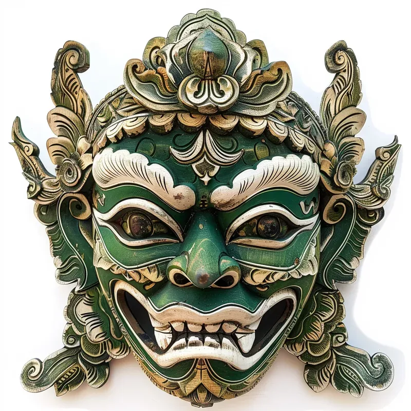 Custom Topeng Mask Art Midjourney Prompt | PromptBase