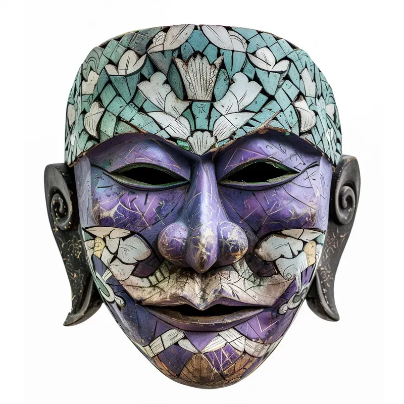 Custom Topeng Mask Art Midjourney Prompt | PromptBase