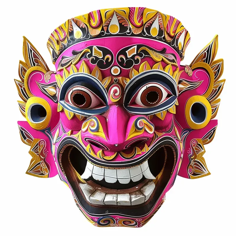 Custom Topeng Mask Art Midjourney Prompt | PromptBase