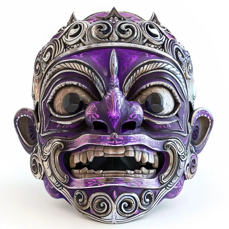 Custom Topeng Mask Art Midjourney Prompt | PromptBase