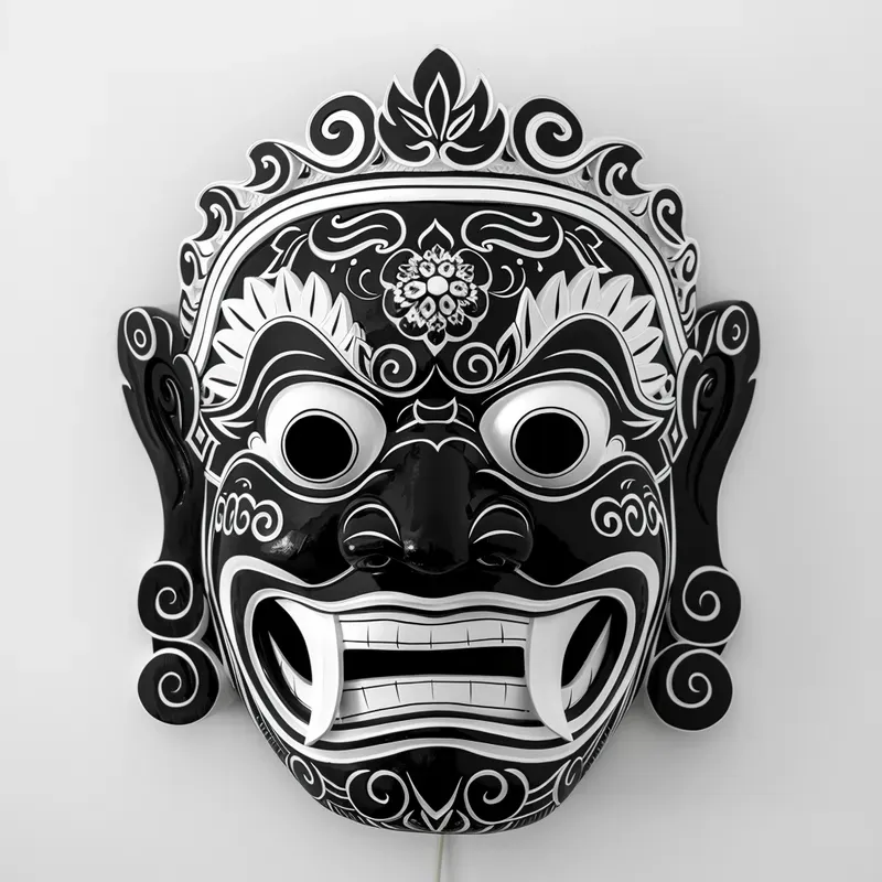 Custom Topeng Mask Art Midjourney Prompt | PromptBase