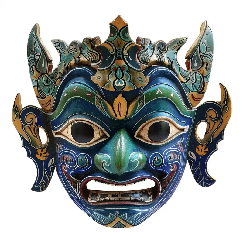 Custom Topeng Mask Art Midjourney Prompt | PromptBase