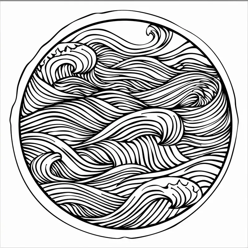 Mandala Magic Lines For Colors Midjourney Prompt | PromptBase