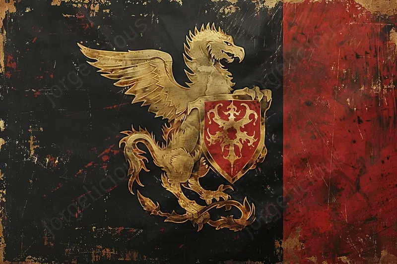 Fantasy Medieval Flags Midjourney Prompt | PromptBase
