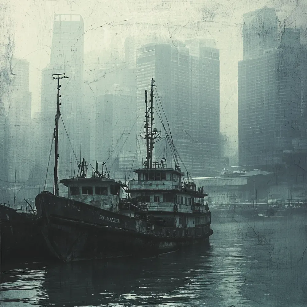 Stark Urban Album Covers Midjourney Prompt | PromptBase