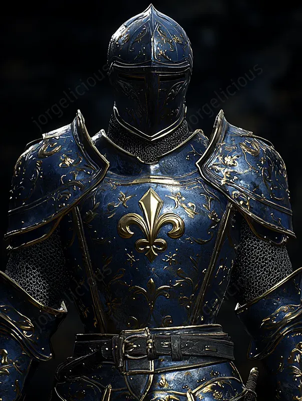 Medieval Armor Showcases Midjourney Prompt | PromptBase