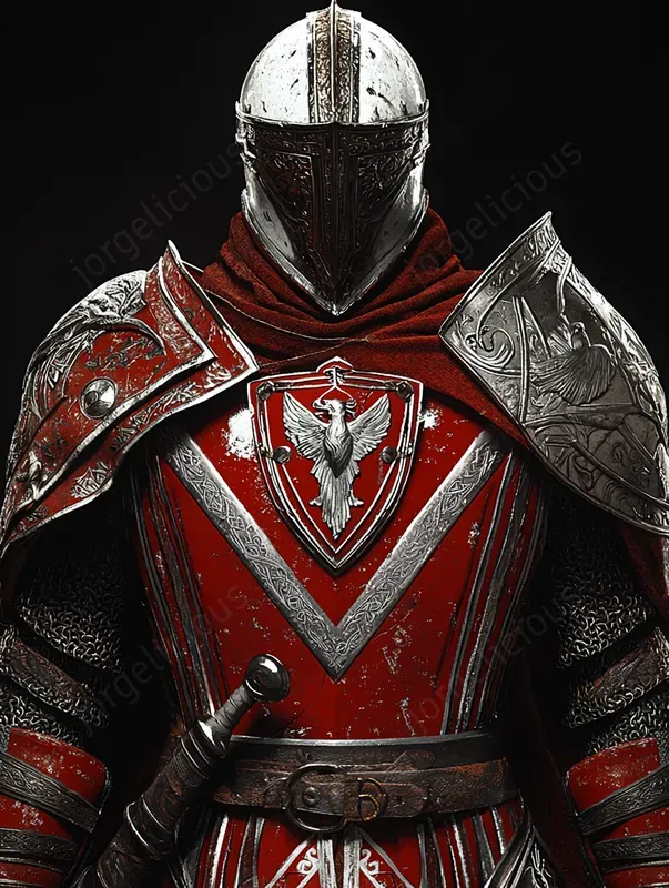 Medieval Armor Showcases Midjourney Prompt | PromptBase