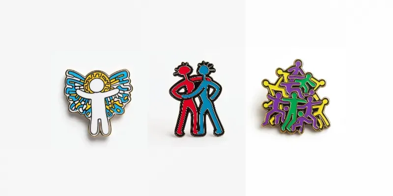 Keith Haring Style Art Pins Generator App | PromptBase