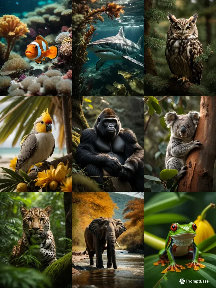 Realistic Animal Photographs Leonardo Ai Prompt | PromptBase
