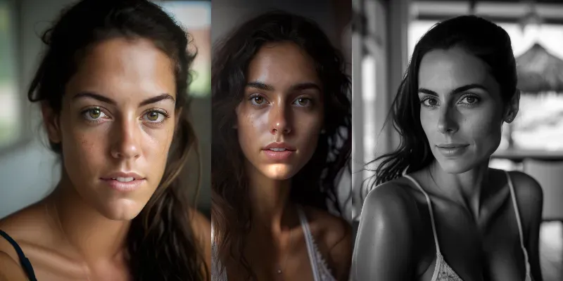 Tropical Models Midjourney Prompt | PromptBase