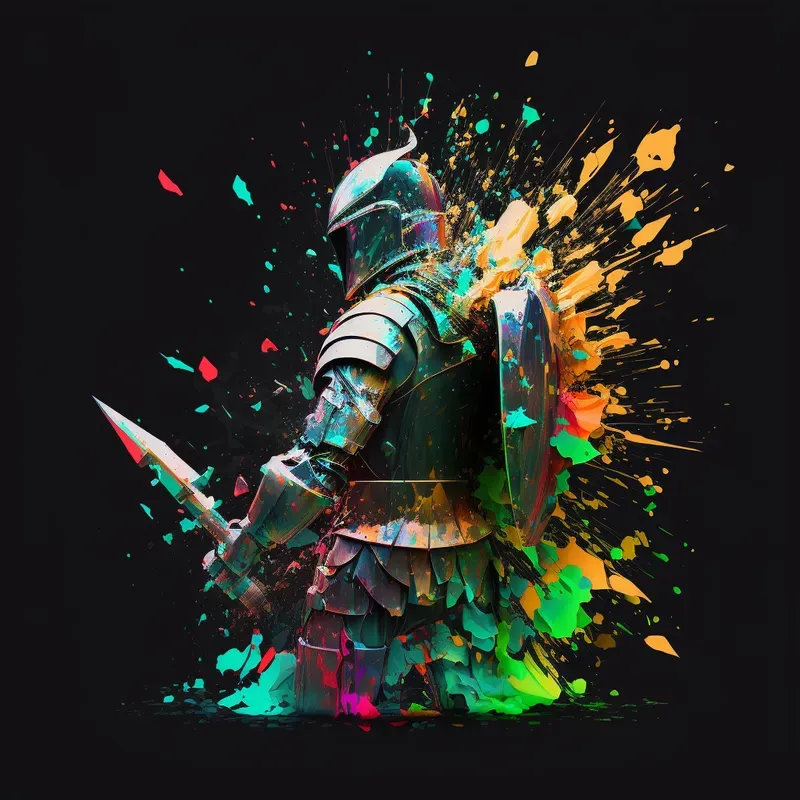 Splash Art Streetwear Designs Midjourney Prompt | PromptBase