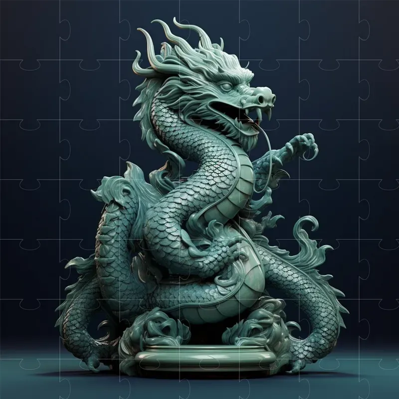 Jade Animal Sculptures Hyperdetailed Midjourney Prompt | PromptBase