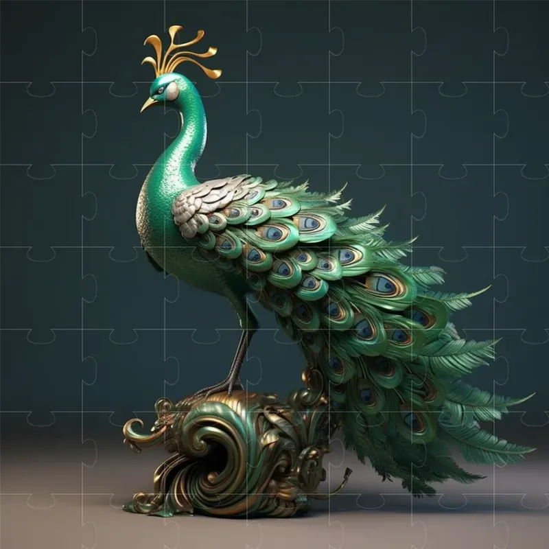 Jade Animal Sculptures Hyperdetailed Midjourney Prompt | PromptBase