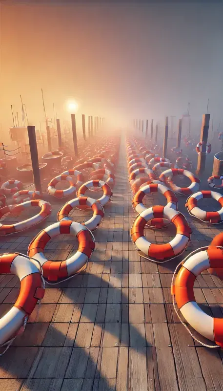 Mysterious Drawing Of Objects In A Row DALL·E Prompt | PromptBase