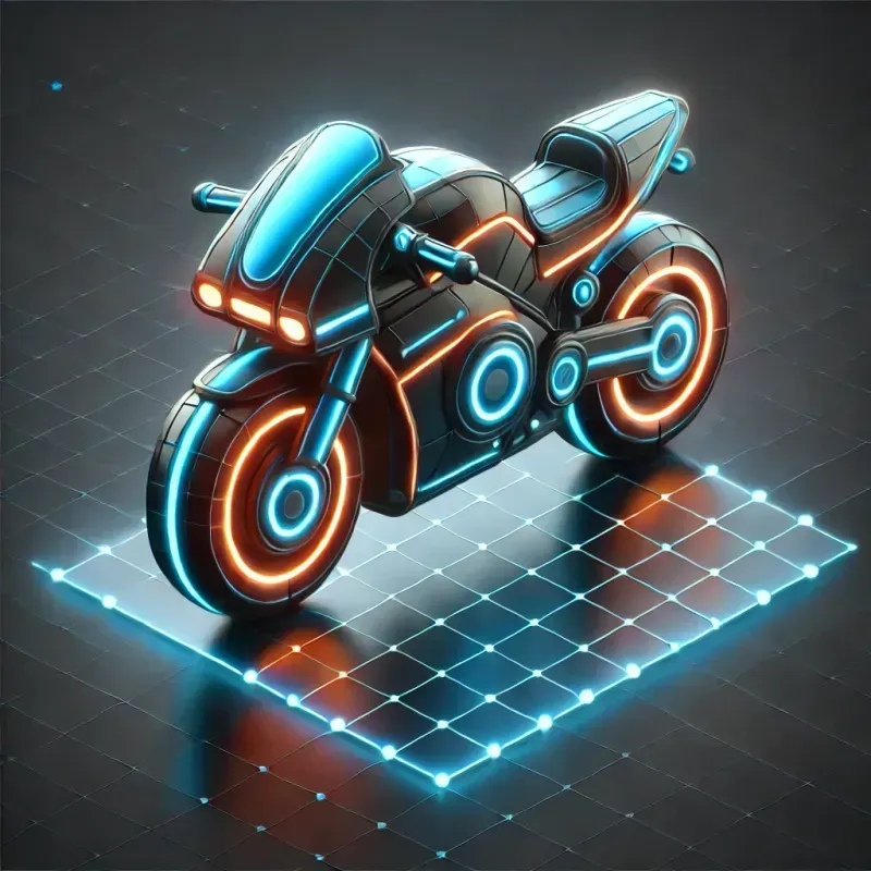 Realistic Tron Legacy 3D Icon Creator DALL·E Prompt | PromptBase