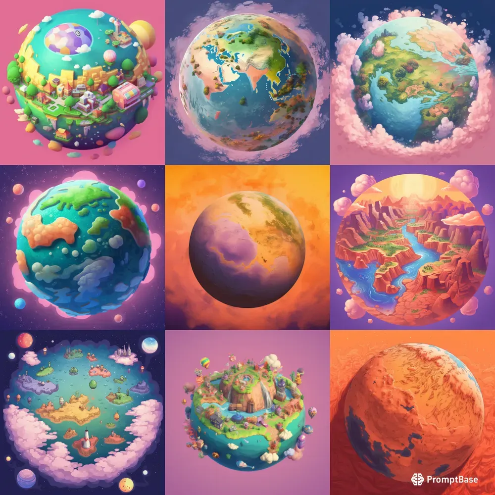 Special Custom Planets Midjourney Prompt | PromptBase