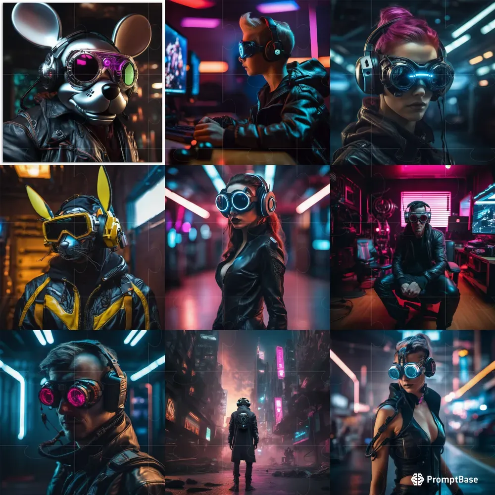 Epic And Moody Cyberpunk Characters Stable Diffusion Prompt | PromptBase