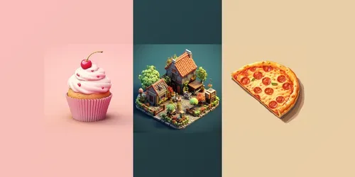 3D Isometric Game Scenes Midjourney Prompt | PromptBase