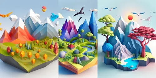 3D Isometric Game Scenes Midjourney Prompt | PromptBase