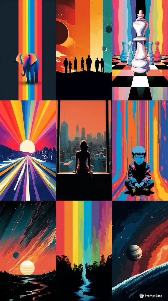 Retro Psychedelia Art Midjourney Prompt | PromptBase