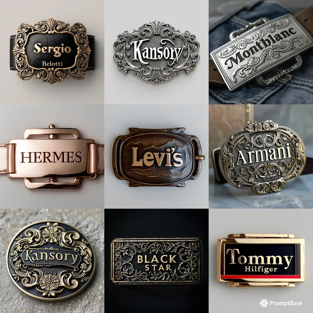 Buckles For Belts Your Own Brands Midjourney Prompt | PromptBase