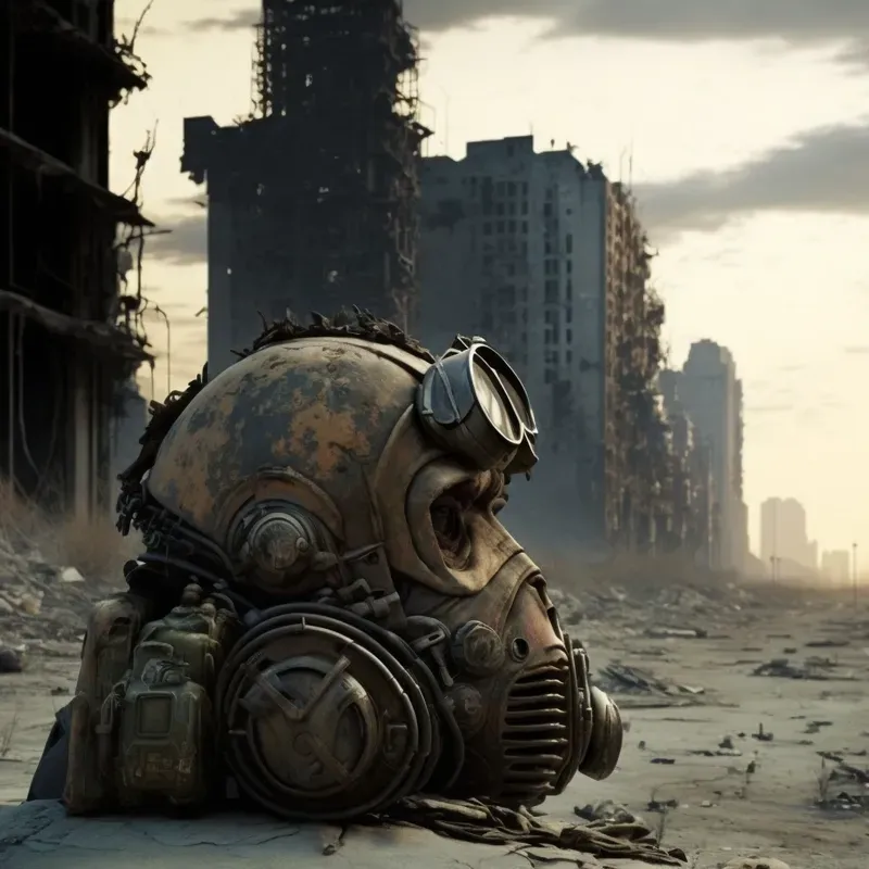 Fallout Theme Illustrations Midjourney Prompt | PromptBase