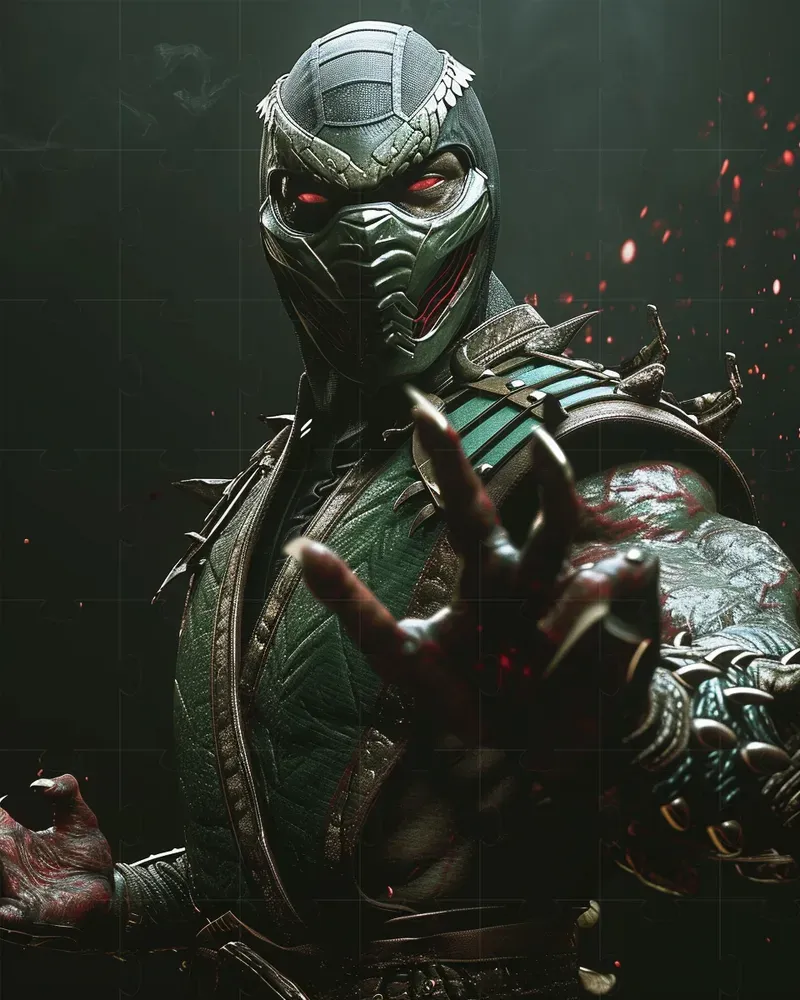 Epic Cinematic Mortal Kombat Fighters Midjourney Prompt | PromptBase