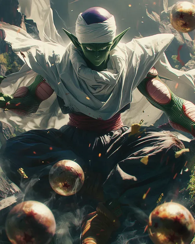 Hyper Realistic Dragon Ball Z Characters Midjourney Prompt | PromptBase