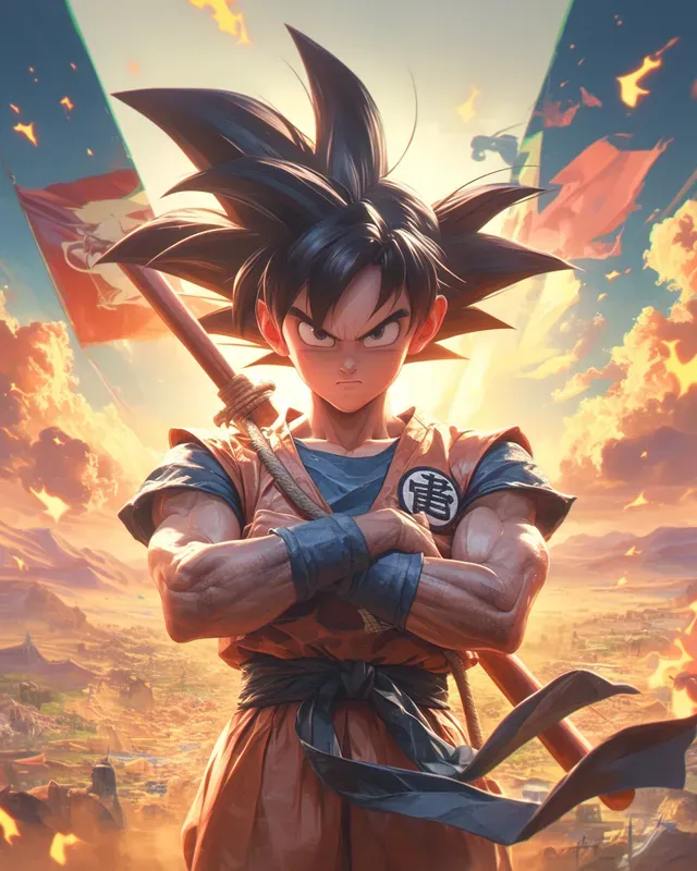 Hyper Realistic Dragon Ball Z Characters Midjourney Prompt | PromptBase