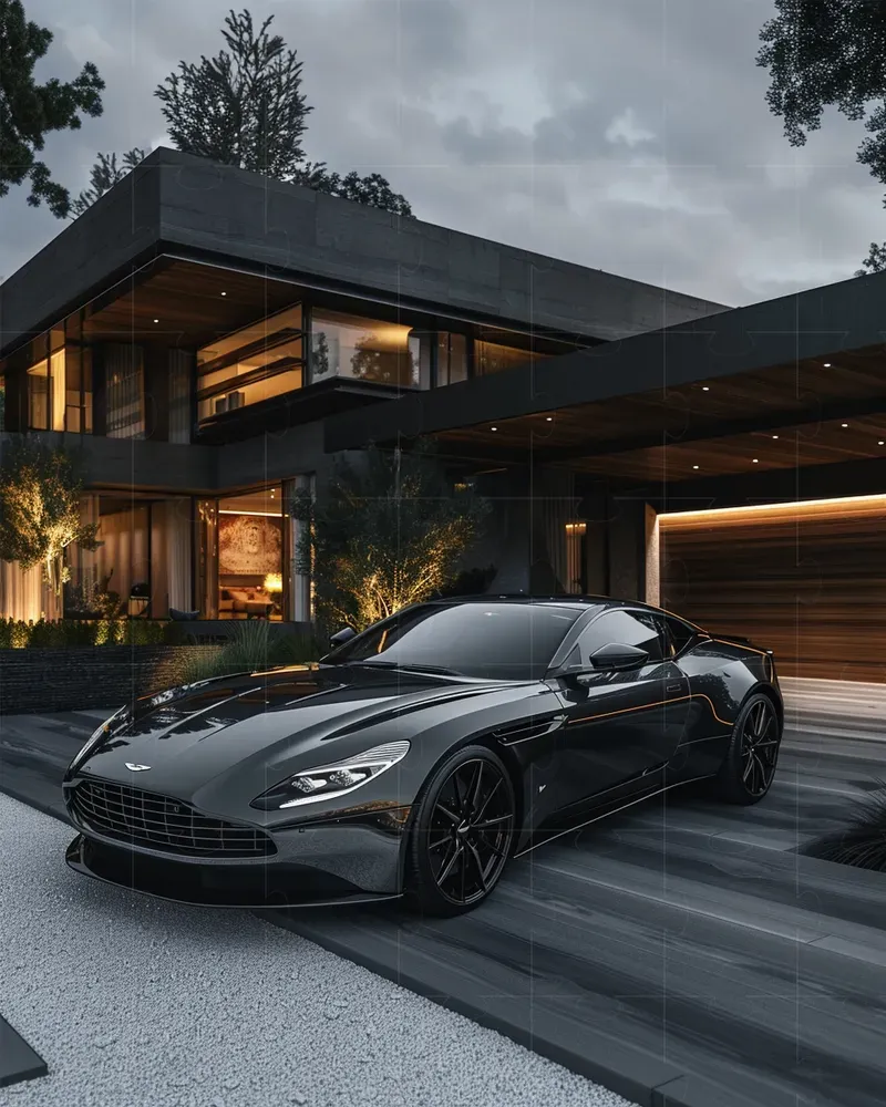 Realistic Cars And Luxury Villas Midjourney Prompt | PromptBase