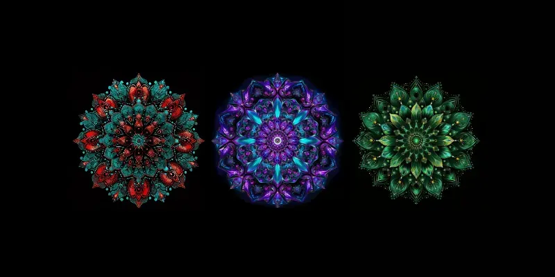 Colorful Mandala Patterns Generator App | PromptBase