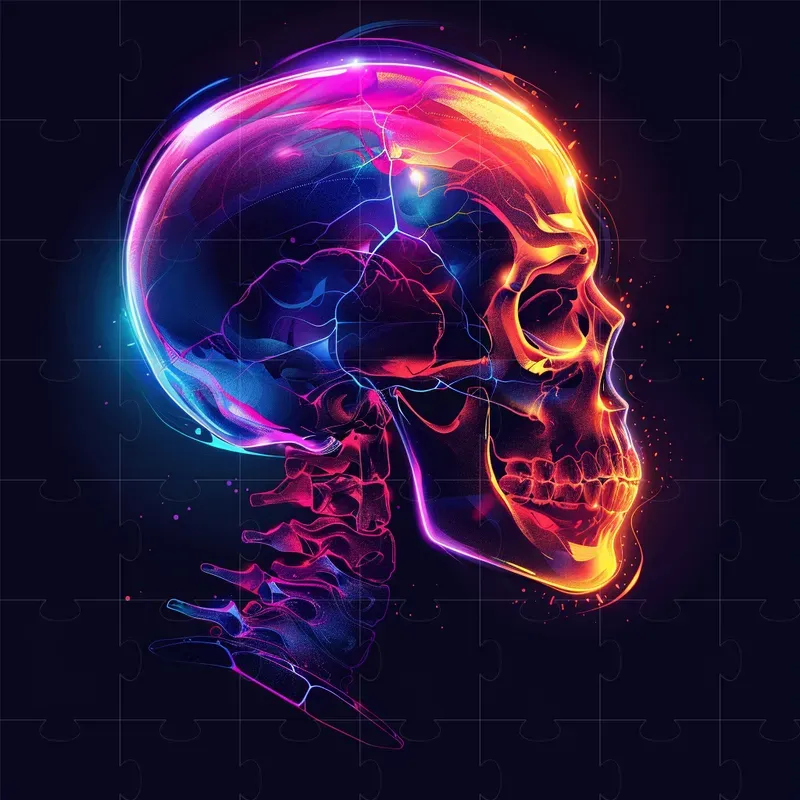 Xray Colorful Logos Of Any Objects Midjourney Prompt | PromptBase