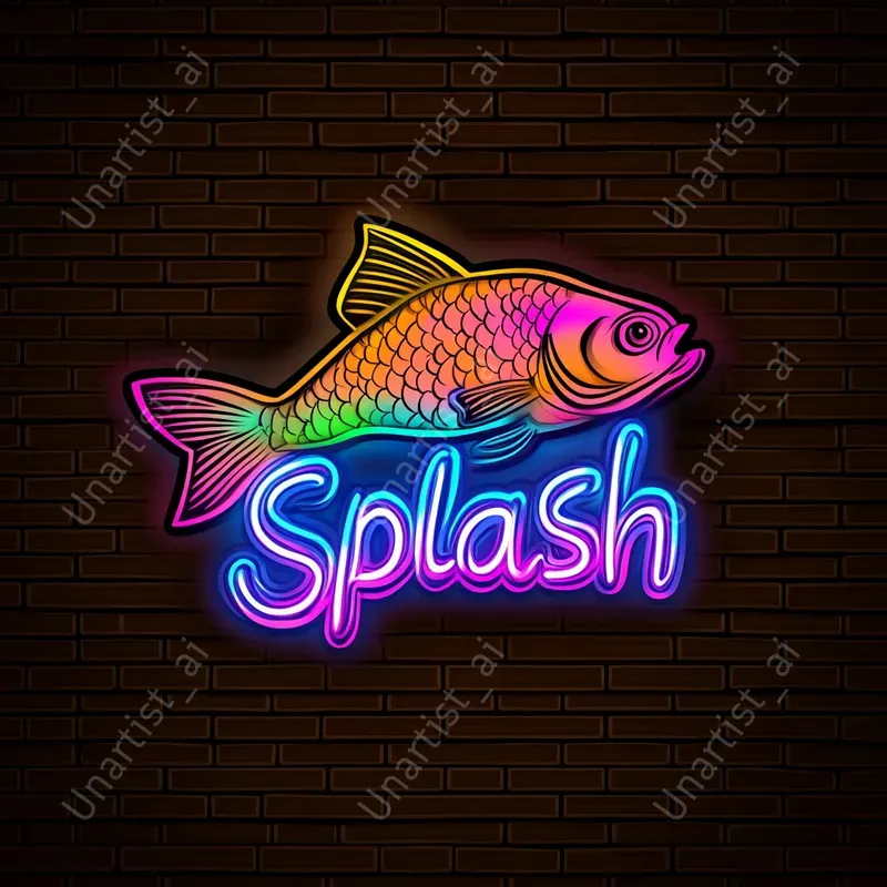 Premium Neon Logo Signs Midjourney Prompt | PromptBase