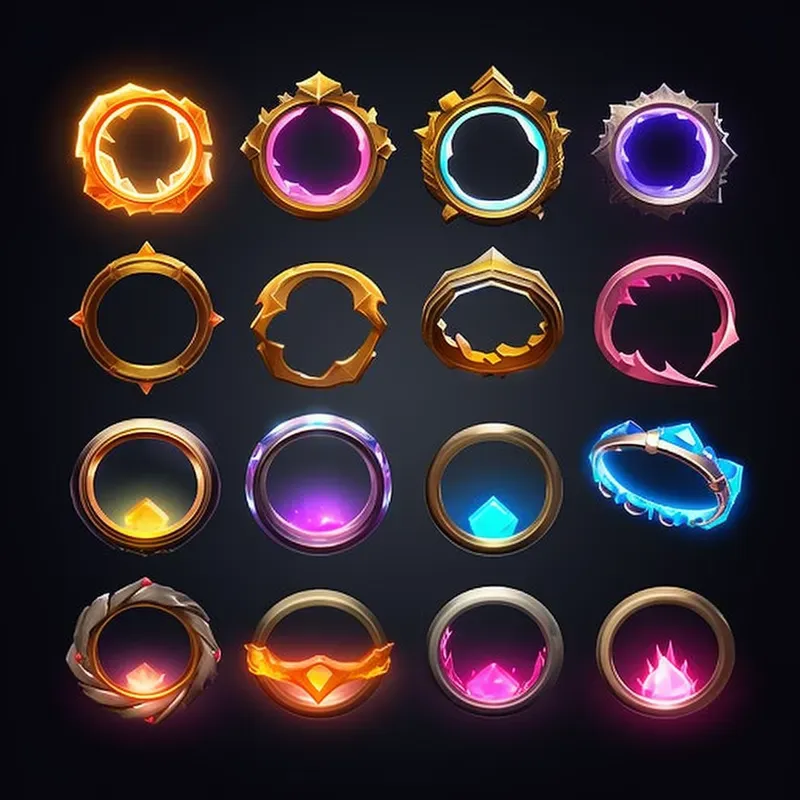 RPG Game Icons Midjourney Prompt | PromptBase