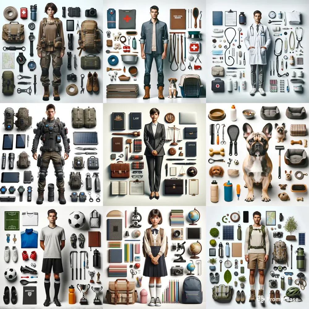 Characters Essentials DALL·E Prompt | PromptBase