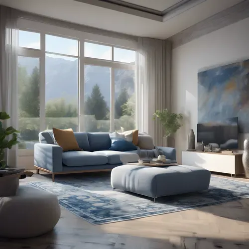 Interior Designed Living Rooms App | PromptBase