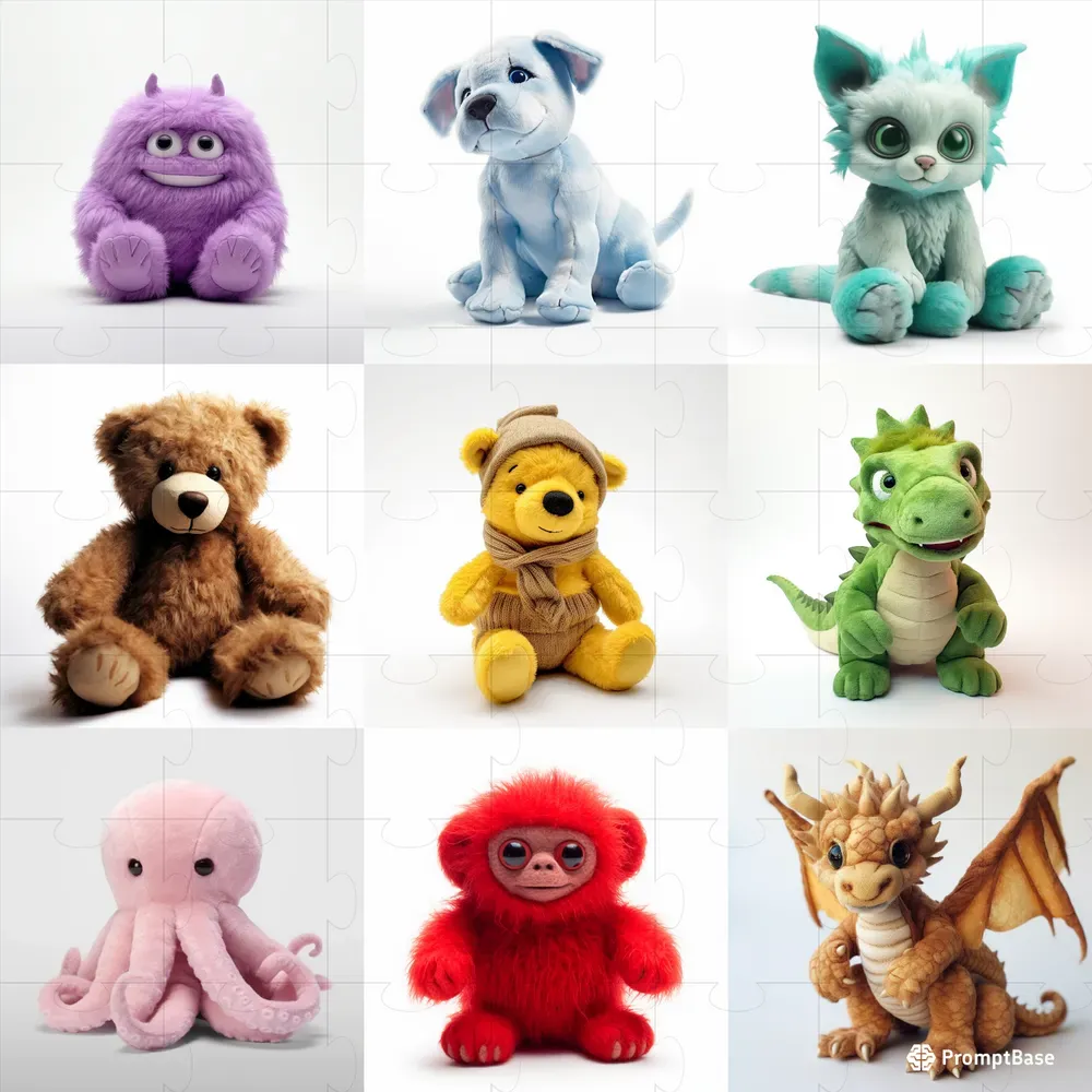 Cute Stuffies Midjourney Prompt | PromptBase