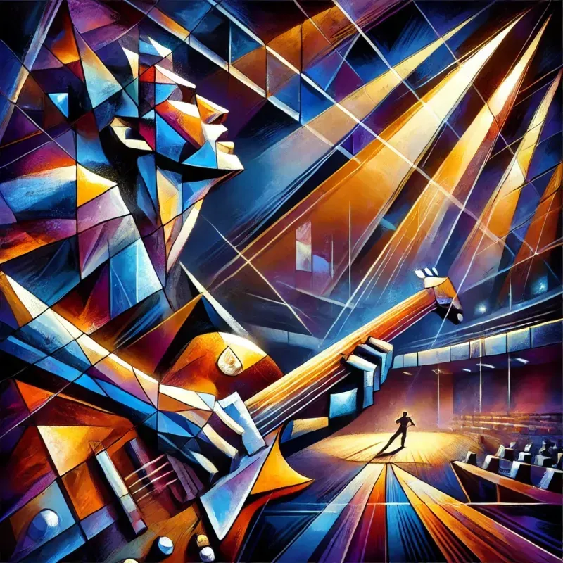 Cubist Symphony Art In Motion DALL·E Prompt | PromptBase